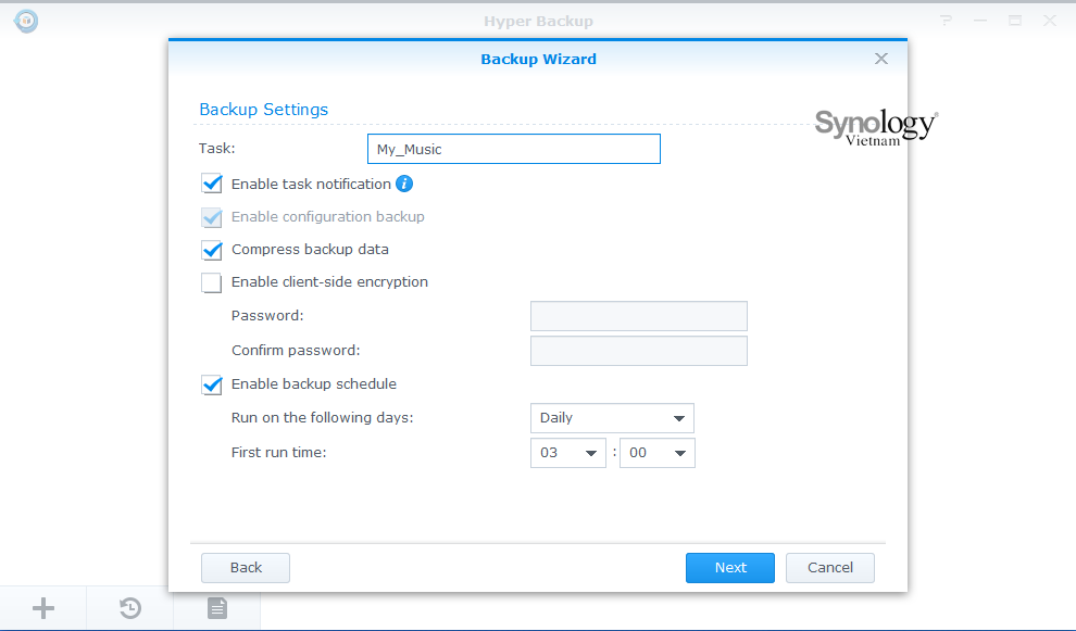 Hướng dẫn sử dụng Hyper Backup (Phần 1) | Mstartech