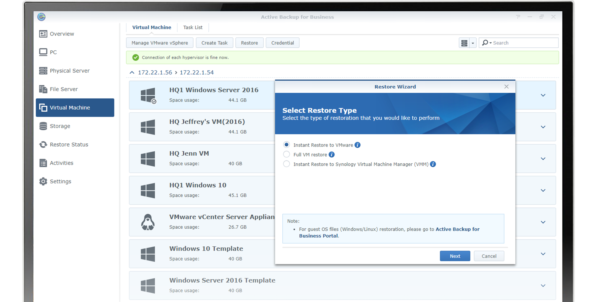 GIẢI PHÁP BACKUP VMware TỐI ƯU CHO DOANH NGHIỆP | ACTIVE BACKUP FOR ...