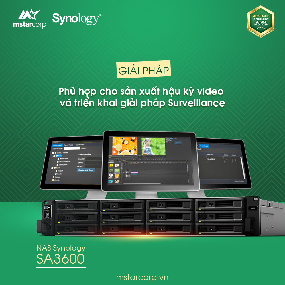 Synology SA3600 có những tính năng gì nổi bật? | Mstartech