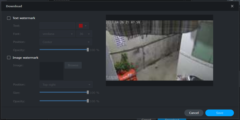 Làm sao thêm watermark vào video Synology Surveillance Station? | Mstartech