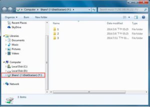HƯỚNG DẪN MAP NETWORK DRIVE ĐẾN SYNOLOGY