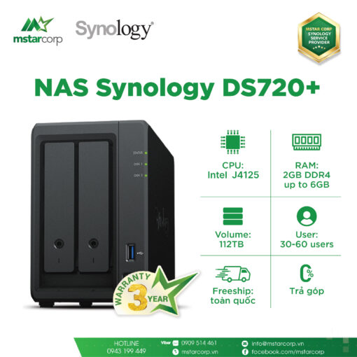 Đánh giá về Synology DS720+