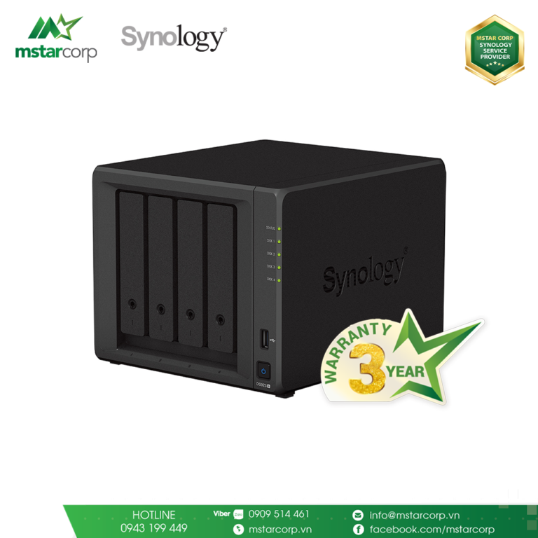 Thiết bị lưu trữ NAS Synology DS923+ chính hãng | Mstartech