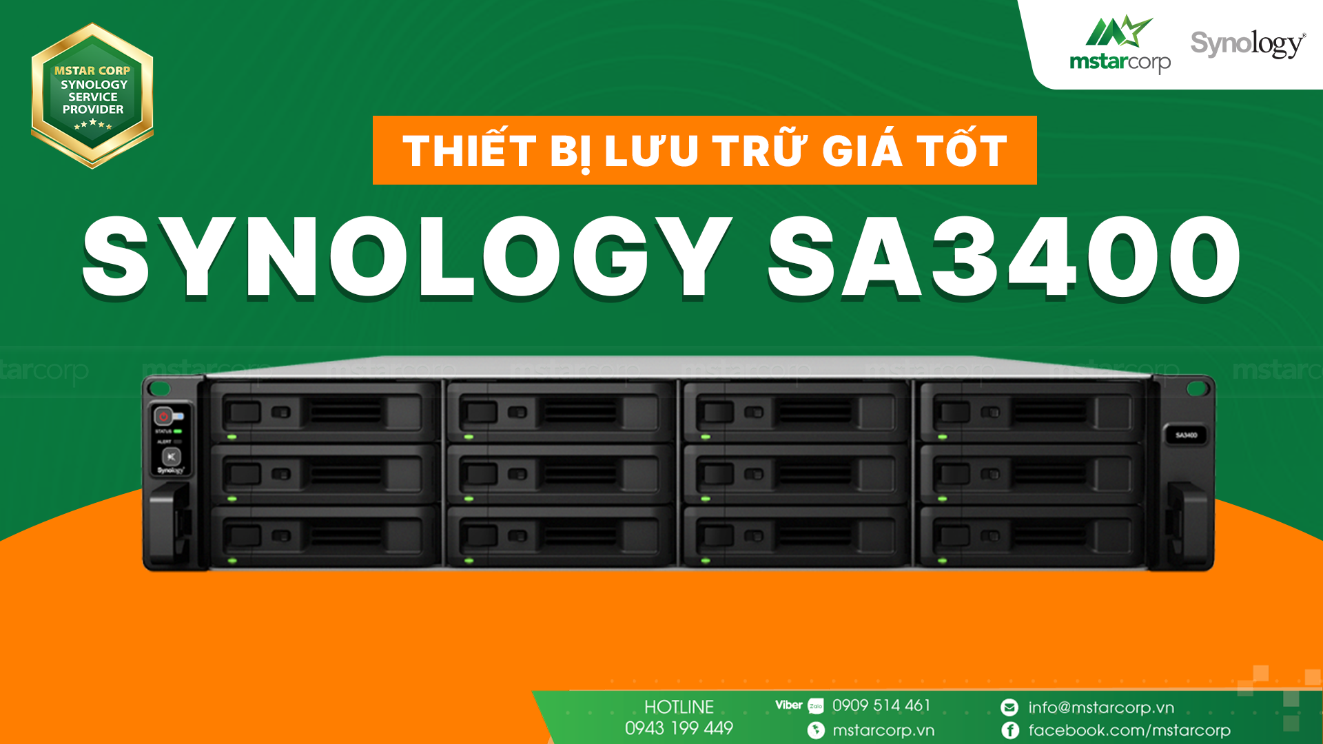 Synology NAS SA3400 chính hãng, giá tốt