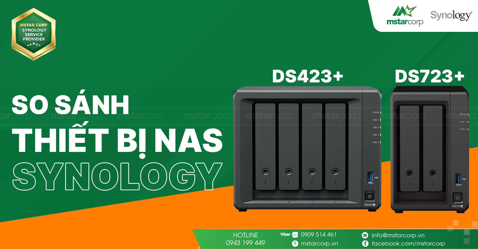 So sánh DS423 và DS723+ chi tiết