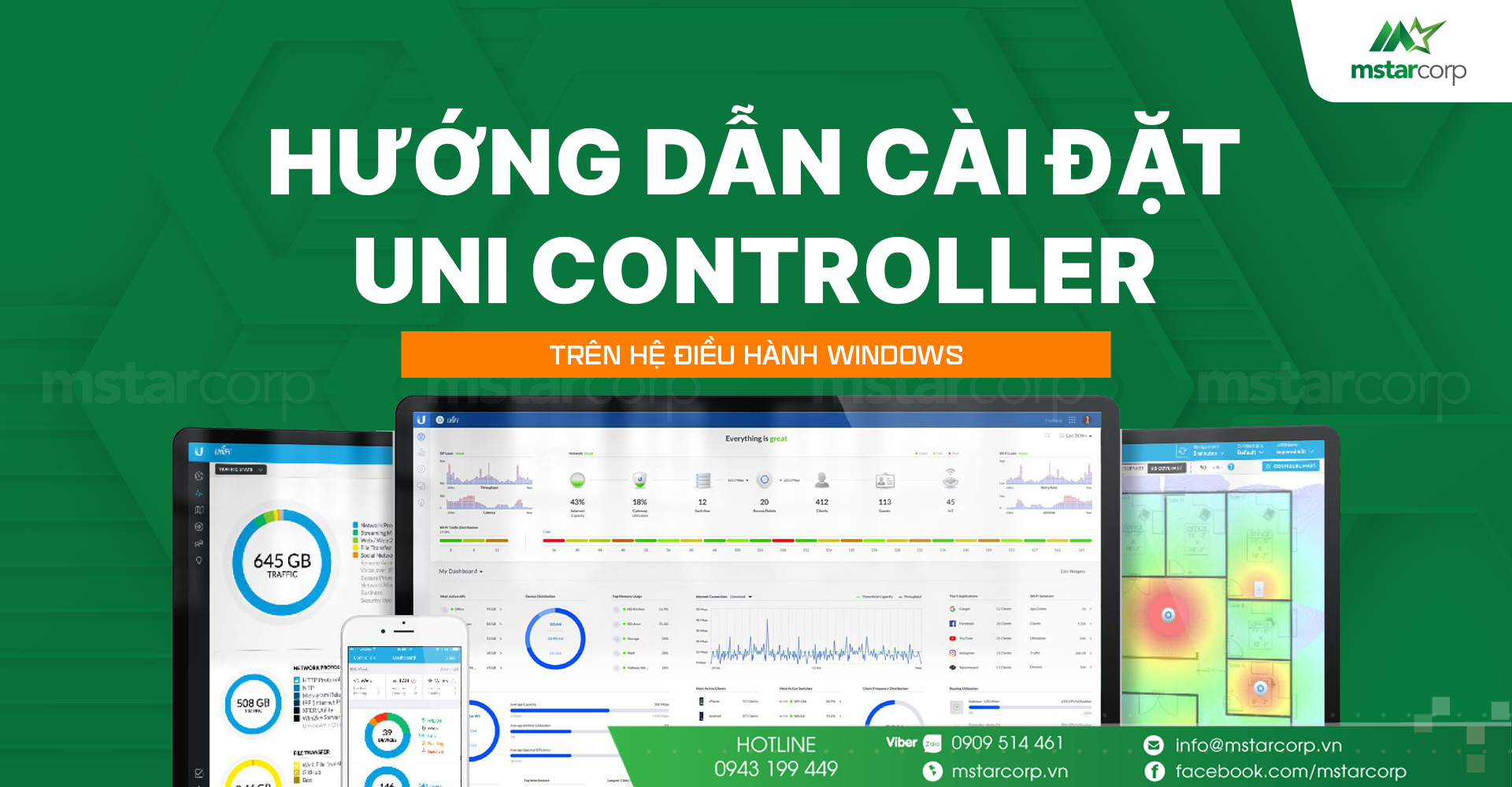 Hướnug dẫn cài đặt unifi controller trên hệ điều hành Windows