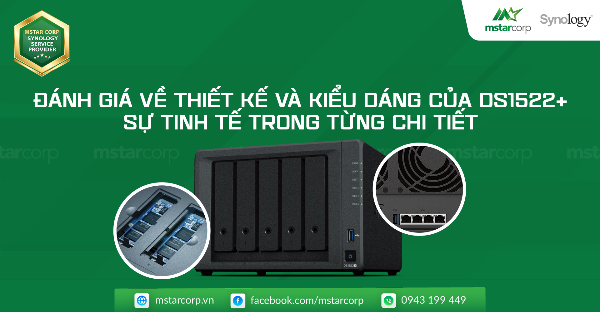 Đánh giá về thiết kế và kiểu dáng của DS1522+: Sự tinh tế trong từng ...