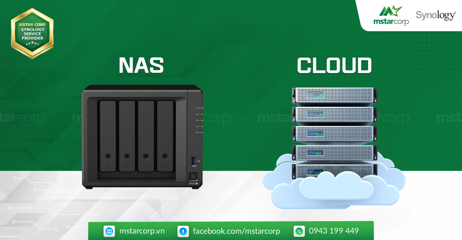 NAS và Cloud Storage: Sự khác biệt và ưu nhược điểm