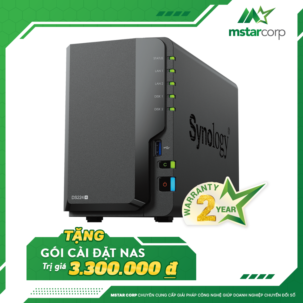 Thiết bị lưu trữ NAS Synology DS223j | Mstartech